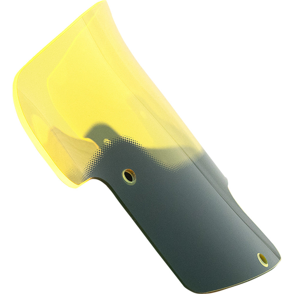 Klock Werks Kolor Flare Windshield - 8IN - Yellow - Indian - For: Indian - Challenger, Pursuit ...