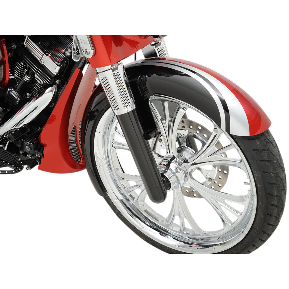 Arlen Ness Fork Legs - Black Anodized - Hot Legs - Custom Single Disc ...