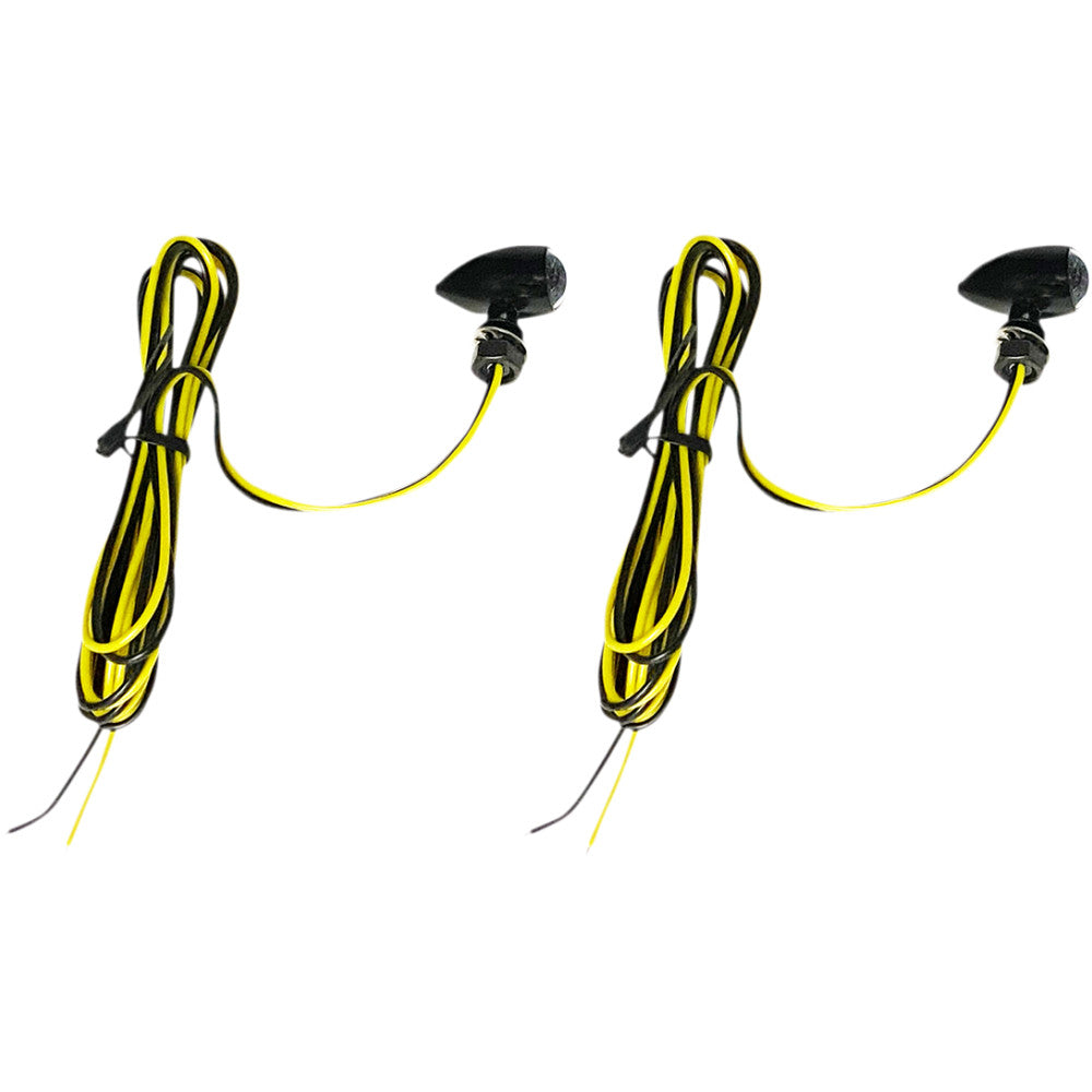 Custom Dynamics Micro Turn Signals - Amber - Black - For: Harley ...