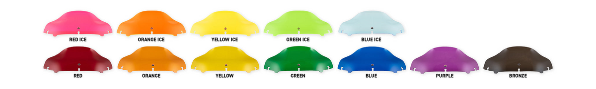 Klock Werks Ice Kolor Flare Windshield for H-D 2014-Up FLH ...