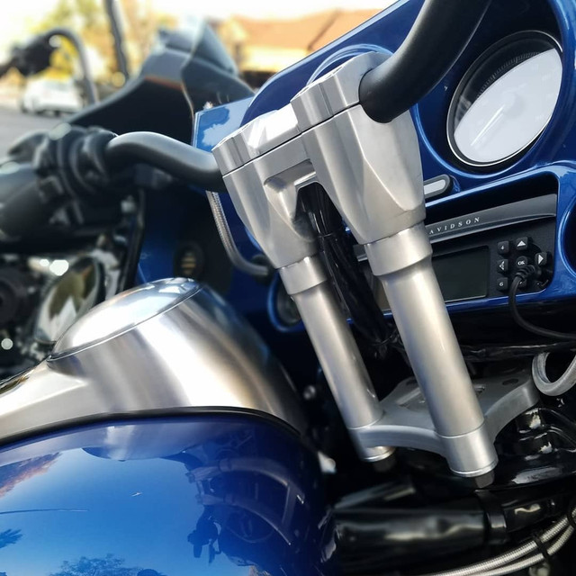 Kraus Harley Dyna/FXR T-Rex Pull Back Plate | Forever Rad