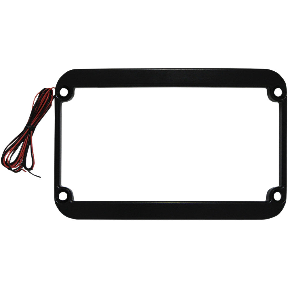 Klock Werks Lighted License Plate Frame - Black | Forever Rad