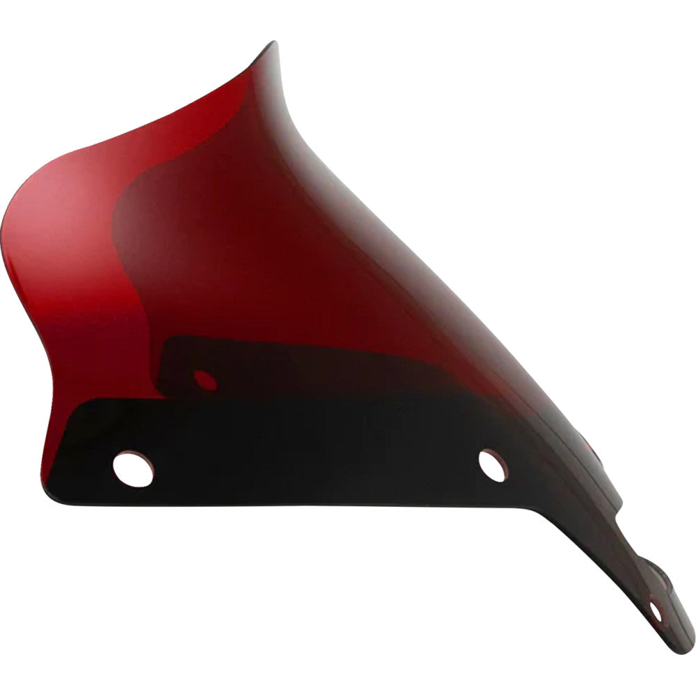 Klock Werks Kolor Flare Sport Windshield - 6IN - Red - FXLRST - For ...