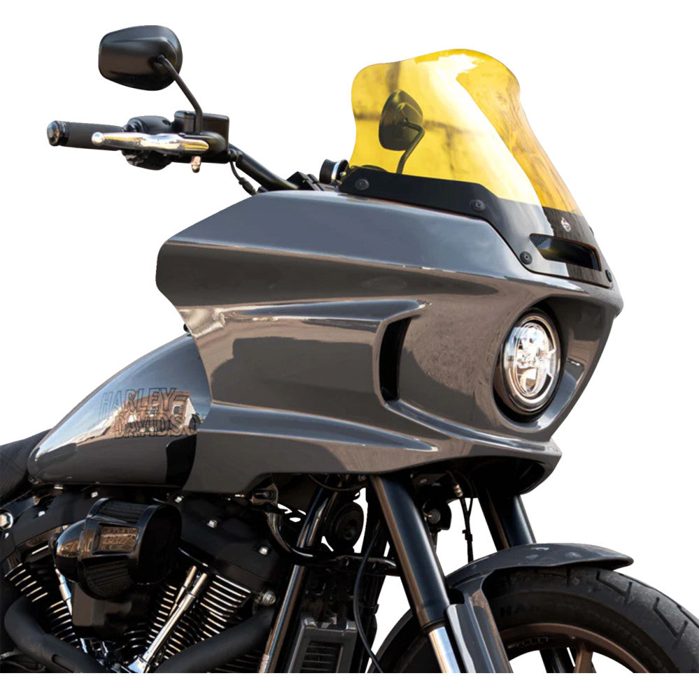 Klock Werks Kolor Flare Sport Windshield - 8IN - Yellow - FXLRST - For ...
