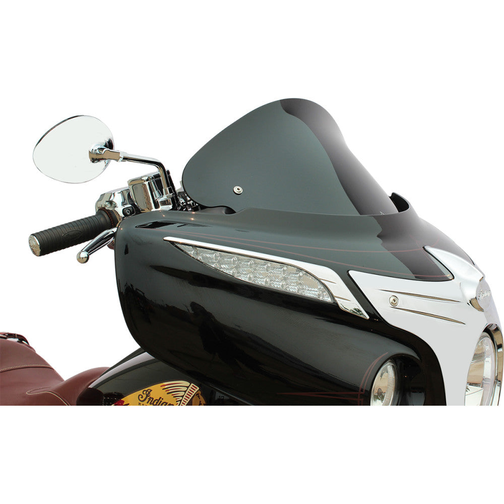 Klock Werks Flare Windshield - 10IN - Short - Black - Chief - For ...