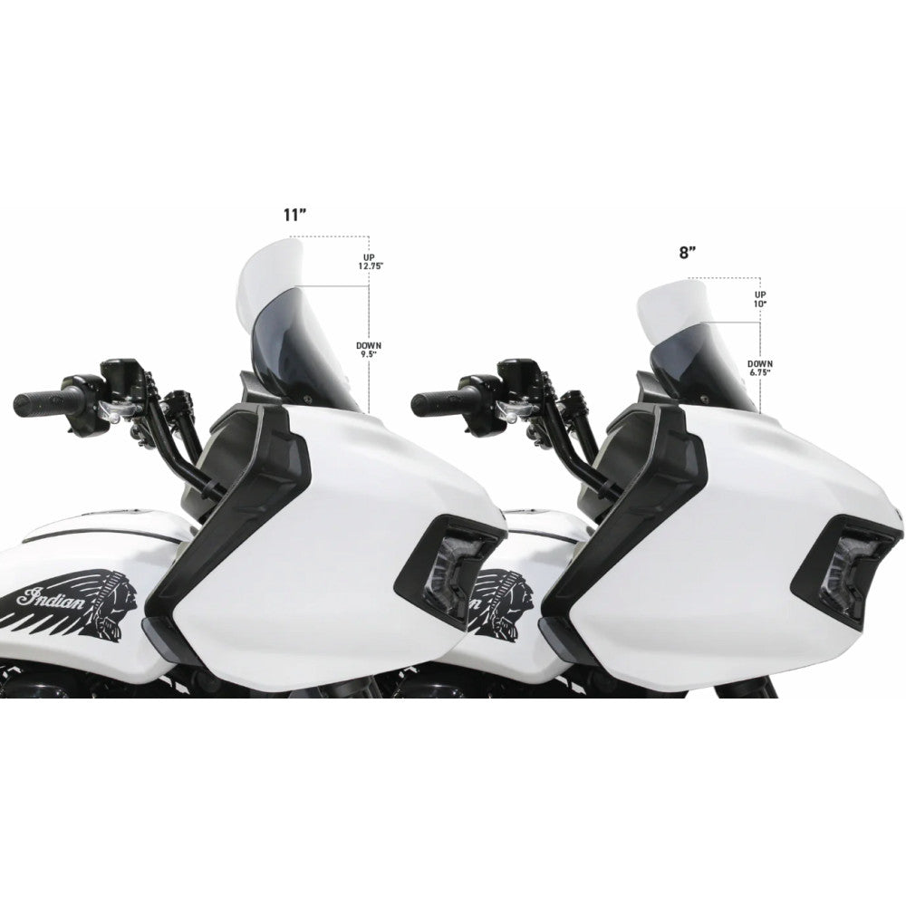 Klock Werks Flare Windshield - 14IN - Tall - Tinted - Indian - For ...