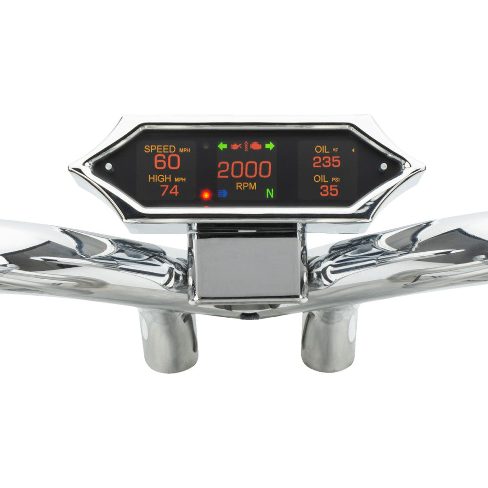 Dakota Digital Speedometer - Spiked - Chrome - Universal | Forever Rad