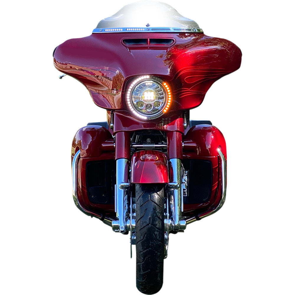 Custom Dynamics Standard Trim Ring - Chrome - For: Harley Davidson ...