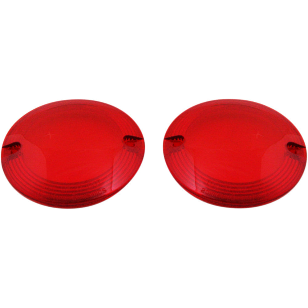 Custom Dynamics ProBEAM Signal Lenses - Red - For: Harley Davidson ...