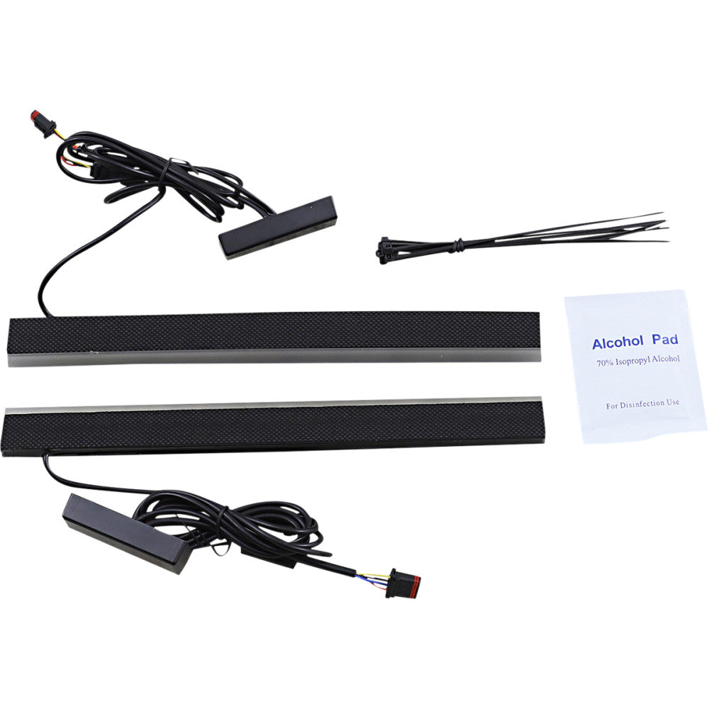 Custom Dynamics Plasma Rods - Dual Color - 10IN - For: Harley Davidson ...