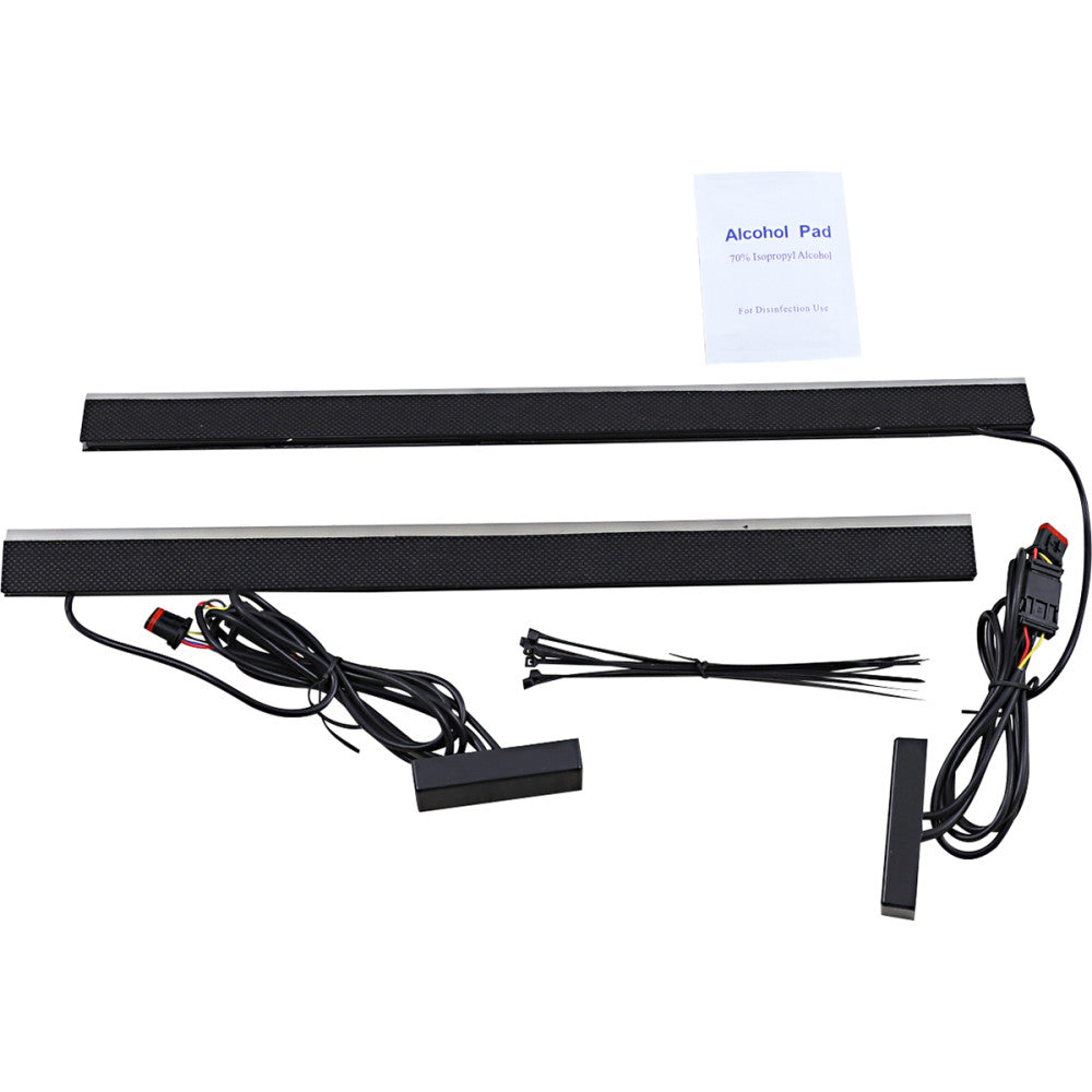 Custom Dynamics Plasma Rods - Dual Color - 14IN - For: Harley Davidson ...