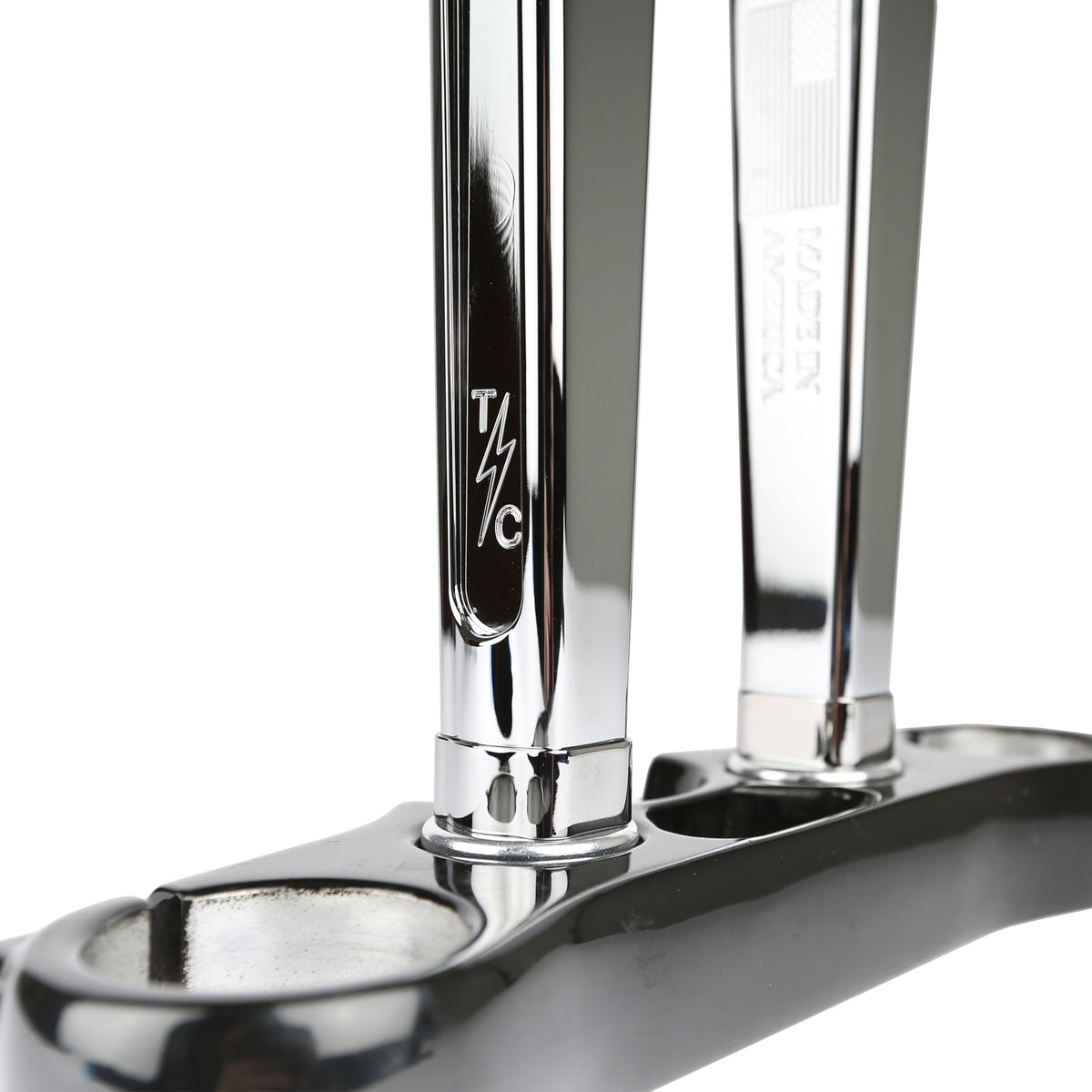 Thrashin Supply Co. 1/2in Riser Extensions Chrome | Forever Rad