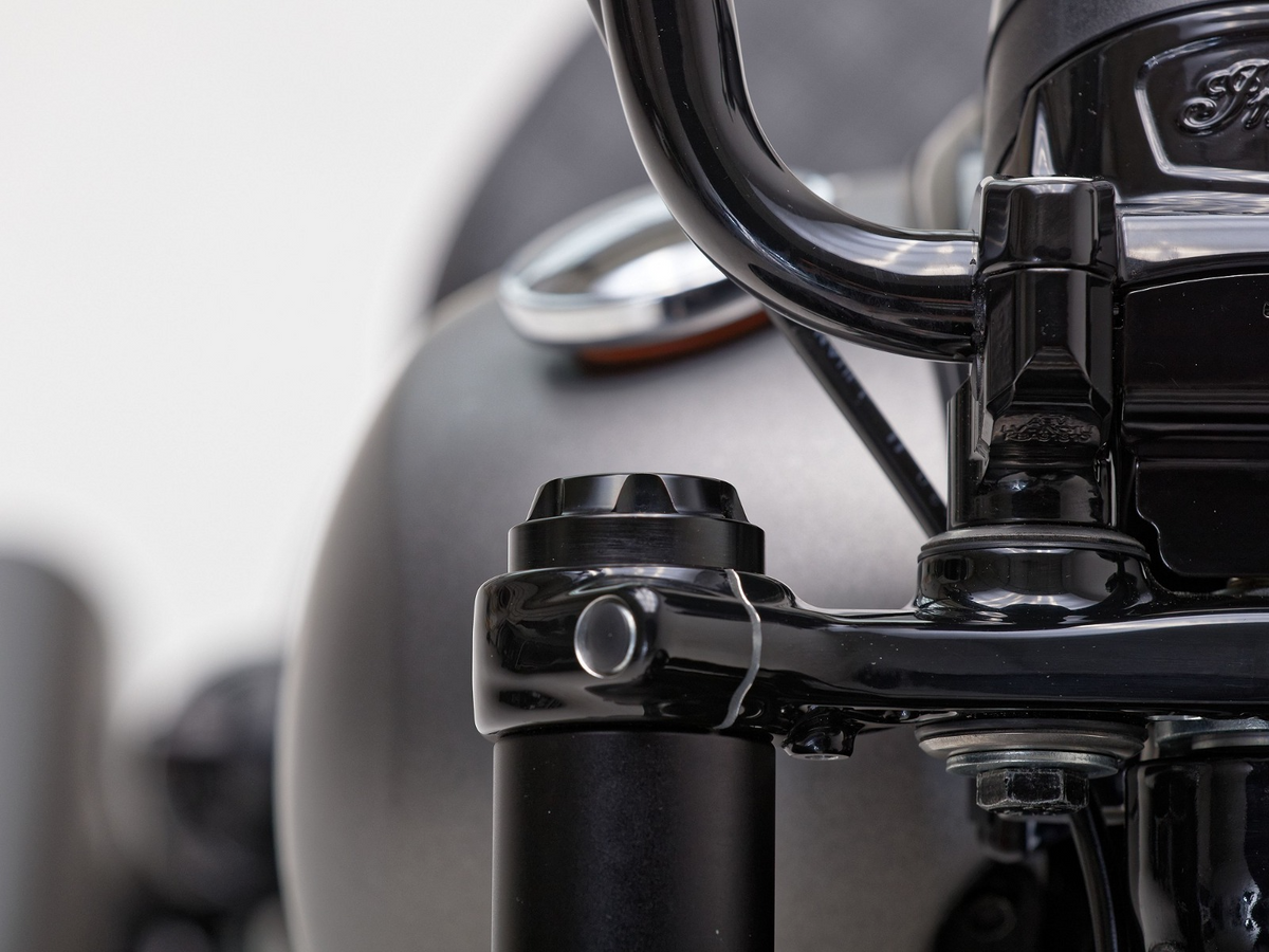 Wunderkind Fork Caps for Indian Chief Models | Forever Rad