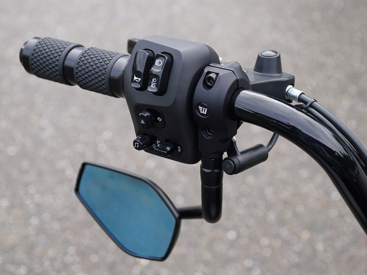 Wunderkind Mirror Flip Clamps for Indian Chief Models | Forever Rad